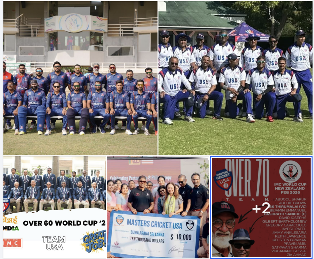 World Cup for Over 70s in New Zealand. – Masters Cricket USA